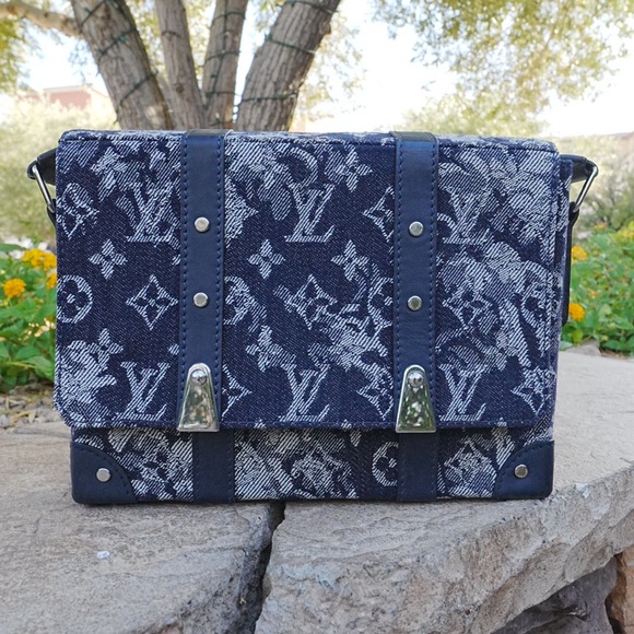 Louis Vuitton | Bags | Louis Vuitton Blue Monogram Bag | Poshmark